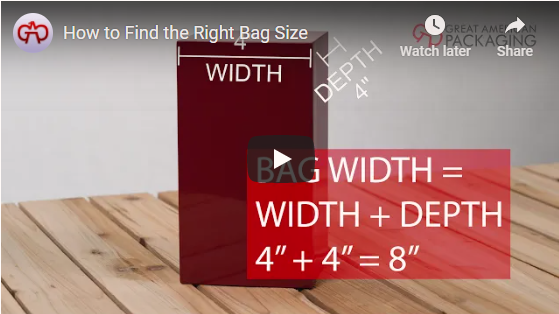How to Find the Right Bag Size | Great American Packaging